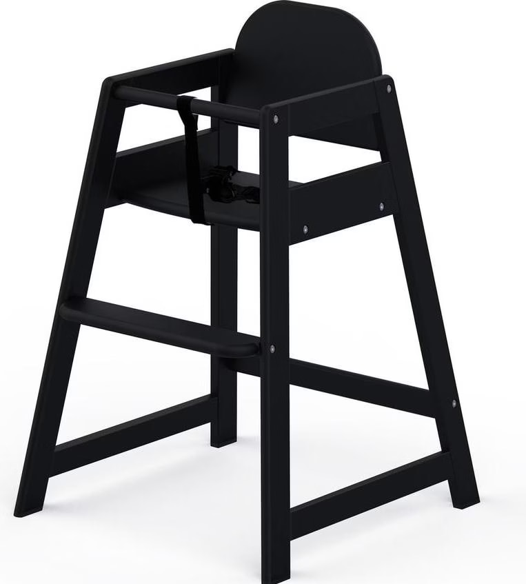 Geuther Holz Hochstuhl Emma, Kindersitz - Baby Essstuhl für den Tisch ...