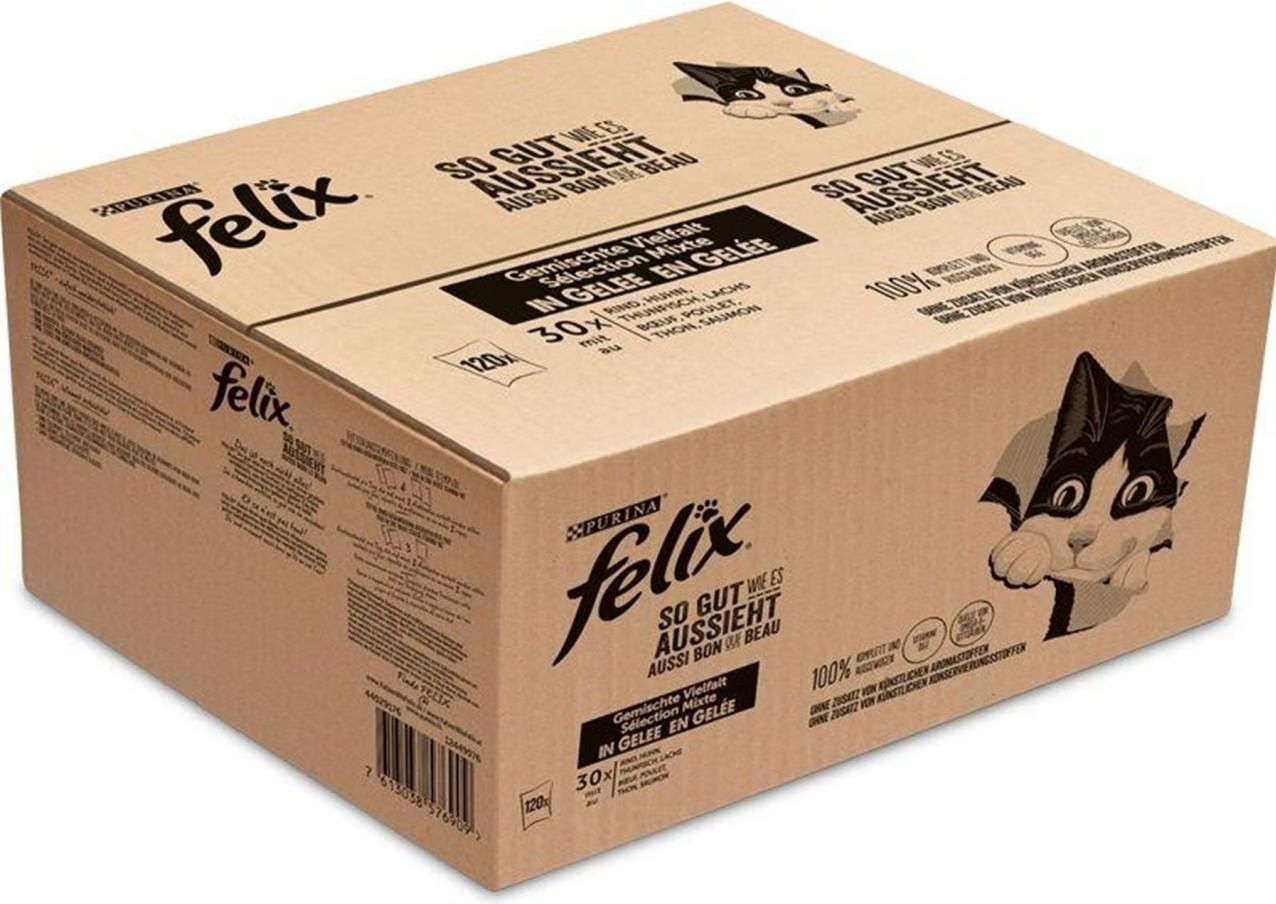 Felix MIX 120x85g (Adult, Senior, 120 Stk., 85 g) - kaufen bei Galaxus