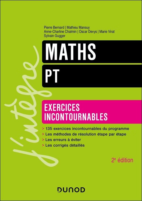 Maths PT : exercices incontournables (Français, Collectif, 2024) - Galaxus