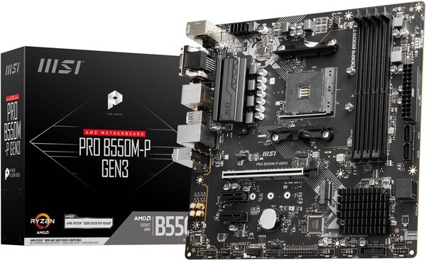 MSI Pro B550M-P GEN3 (AM4, AMD B550, mATX) - kaufen bei Galaxus
