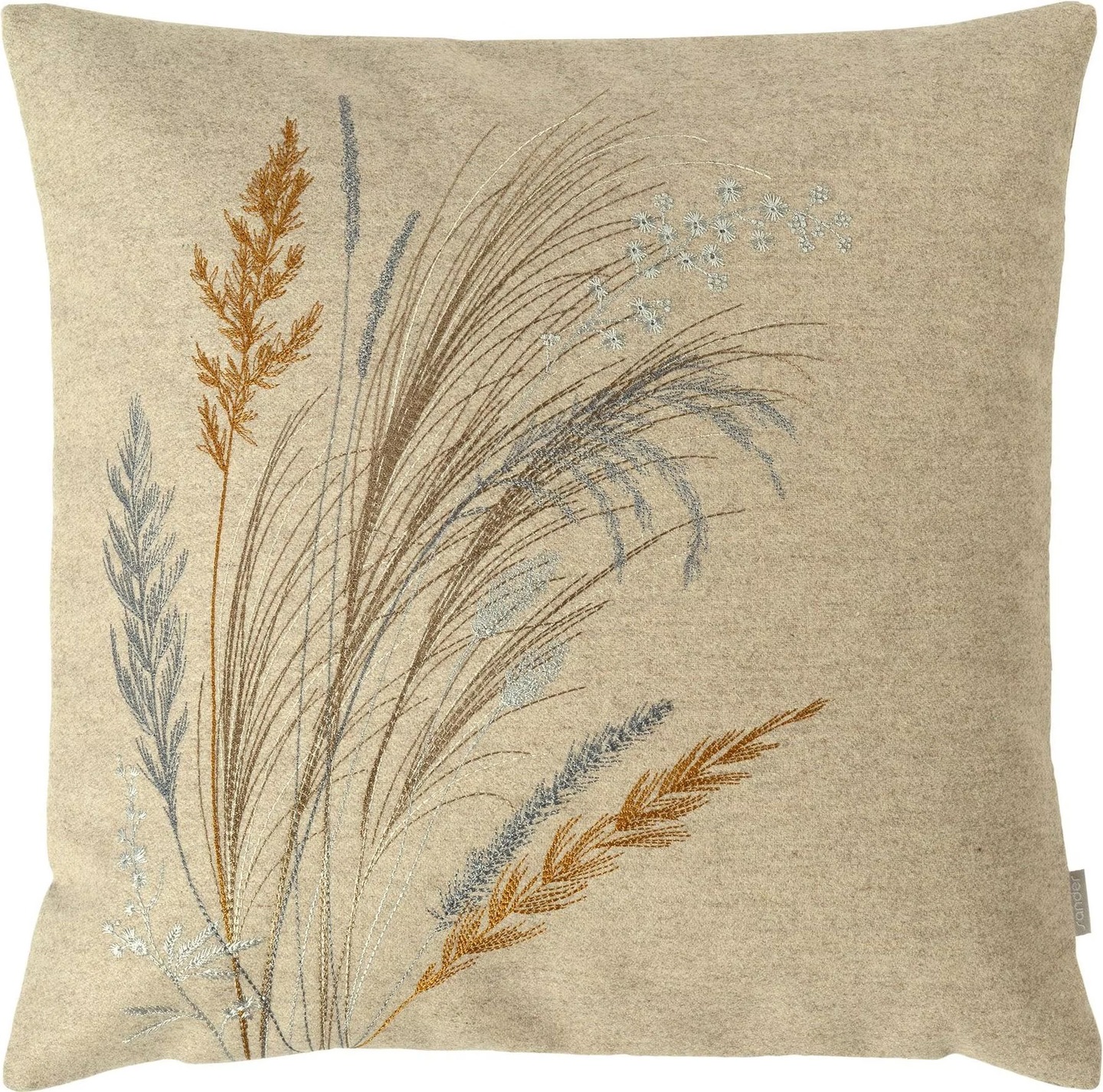 Sander Fields Wool 40x40 eckig - 19 beige - Kissenhülle (40 x 40 cm ...