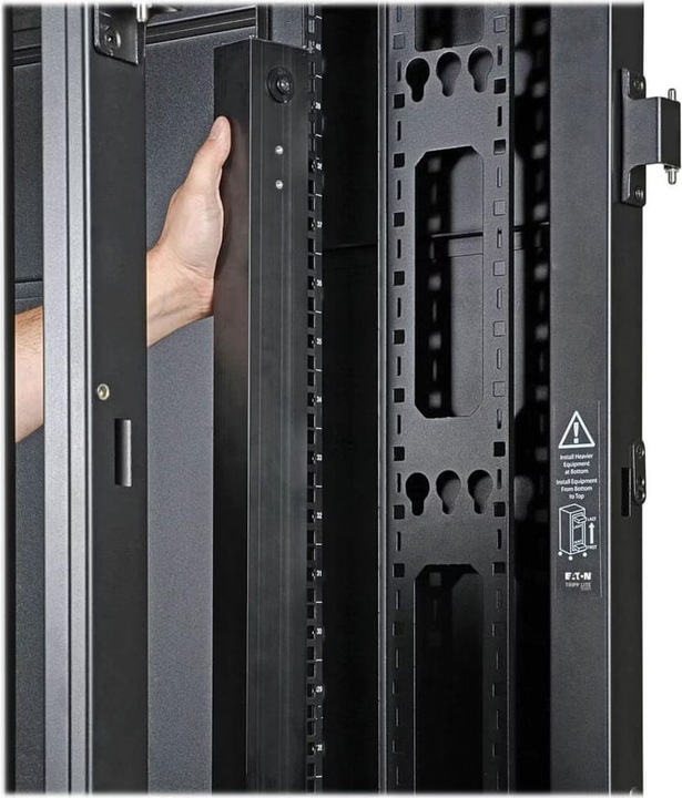 Eaton SmartRack Premium 42U Server Rack Enclosure Secure Standard-Depth ...