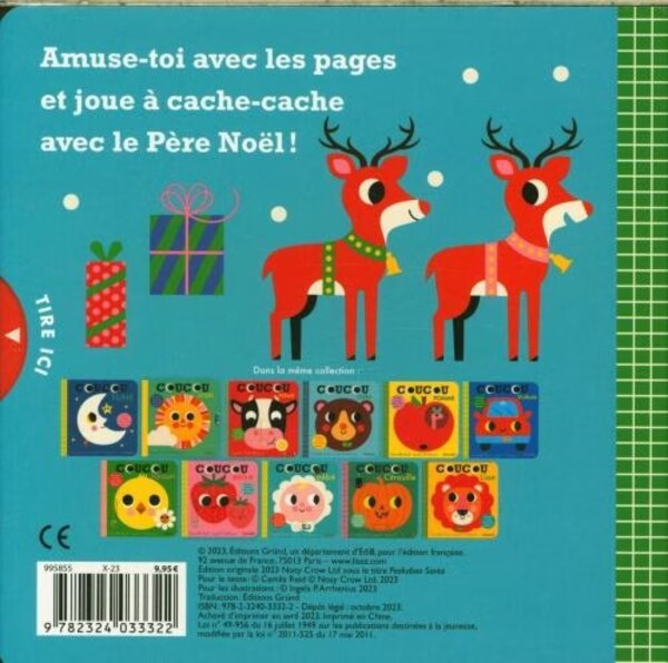 Gründ éditions Coucou Père Noël ! (Camilla Reid, Ingela P. Arrhenius ...