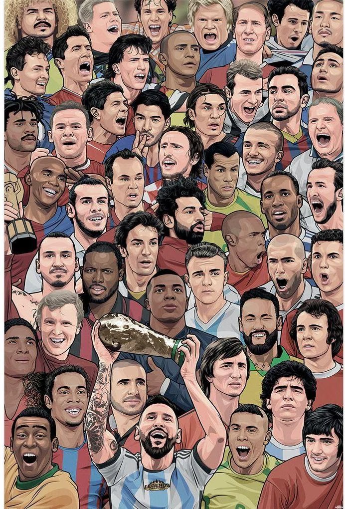 Pyramid Poster Legends Football's Greatest Spielerfotos - Galaxus