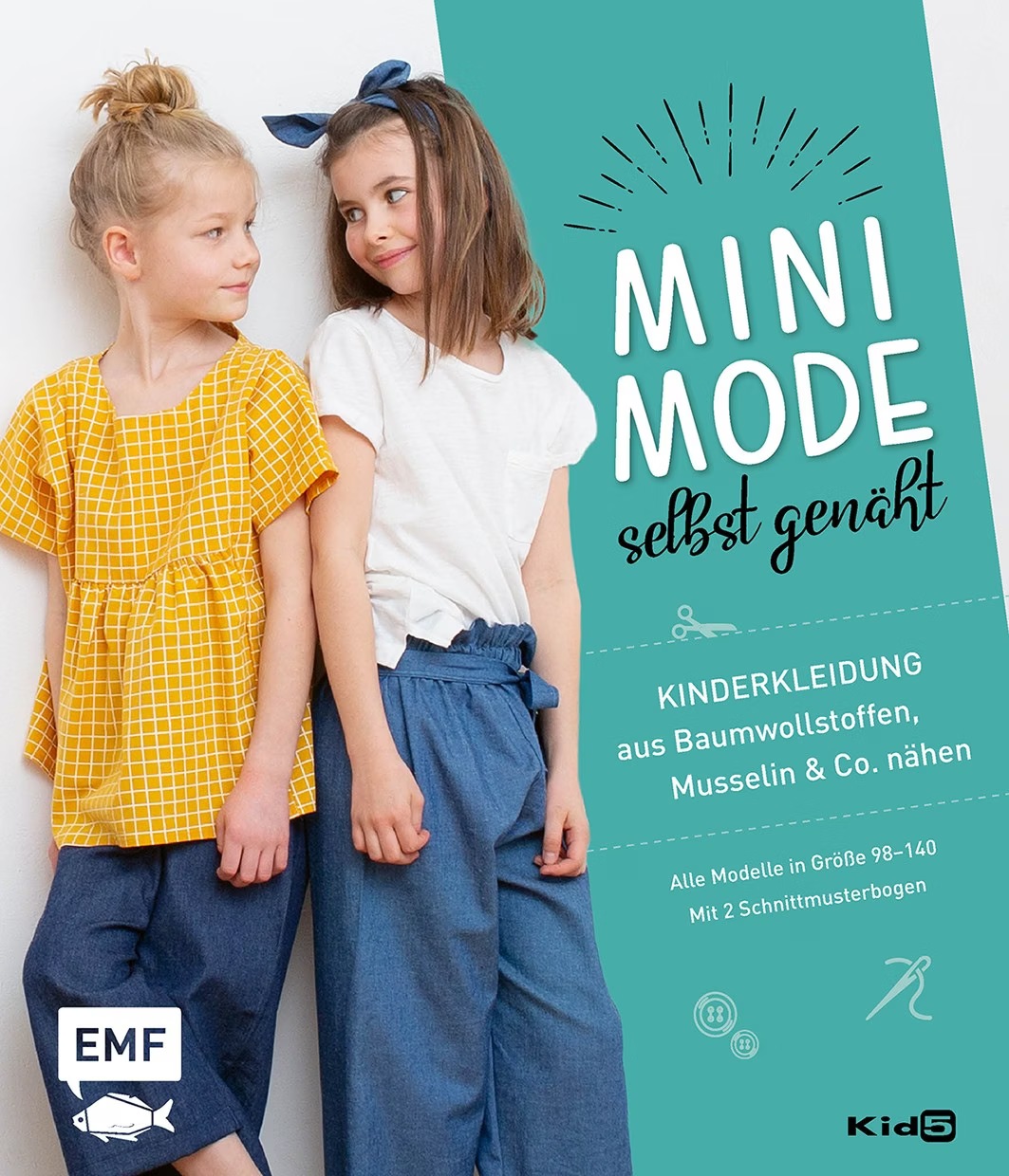 Minimode selbstgenäht – Kinderkleidung aus Baumwollstoffen, Musselin ...