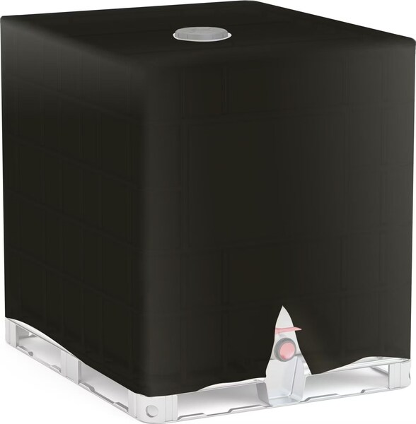 Wiltec IBC Container Abdeckplane Schutzhaube Haube Regenschutz ...
