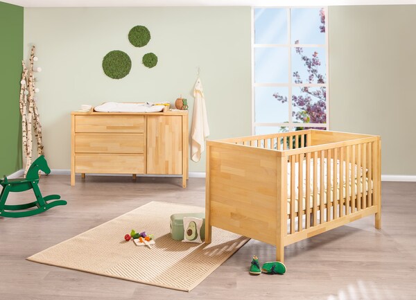 Pinolino Enno" extra-wide children's room set, 2-pcs. (Baby cot ...