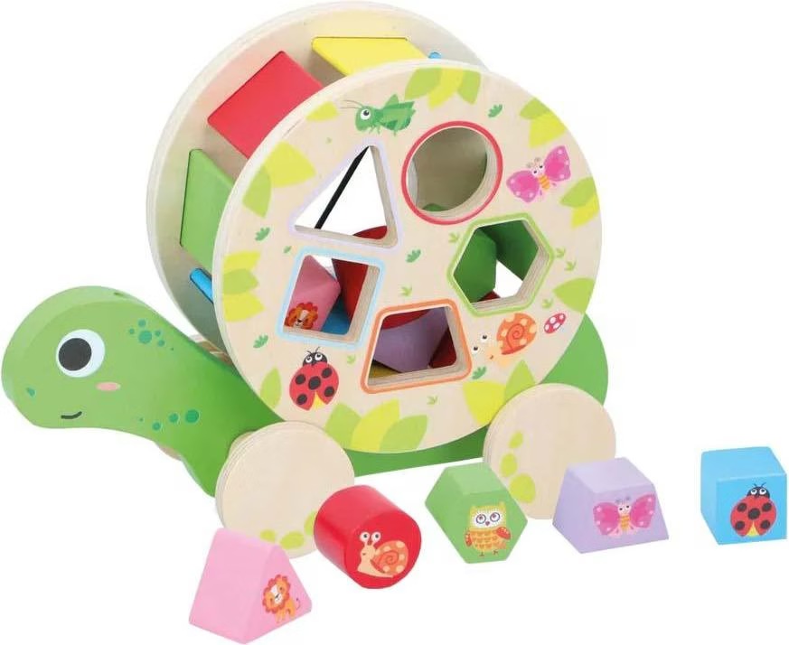 Marionette Wooden Toys Shape sorter turtle 100% FSC W - Galaxus