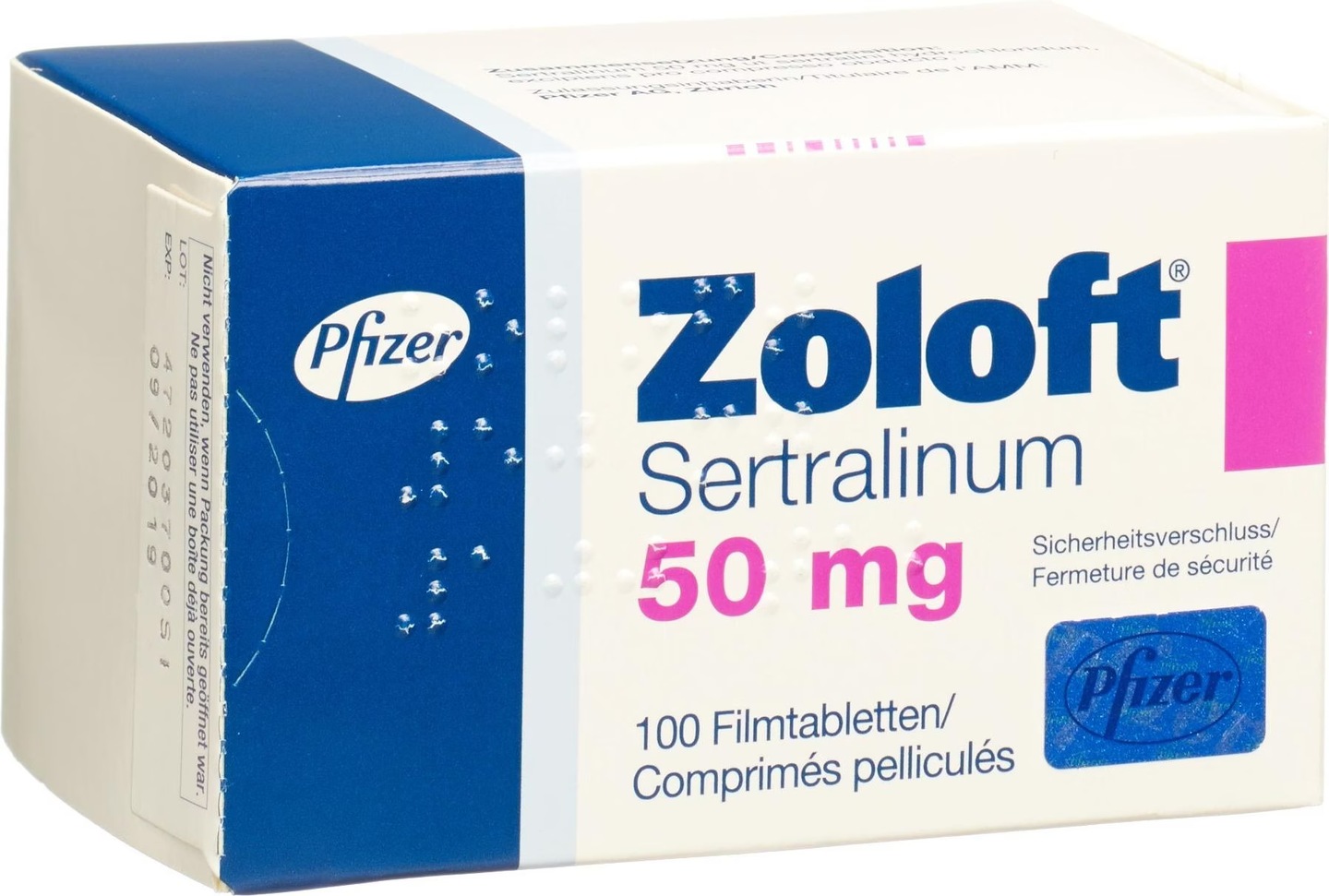 Zoloft Filmtabl 50 mg 100 Stk - kaufen bei Galaxus