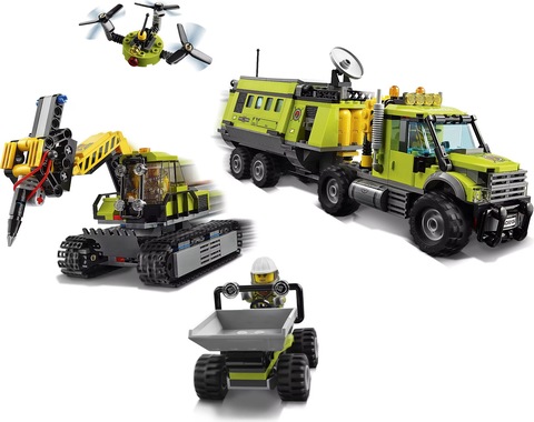 LEGO City Vulkan-Forscherstation (60124, LEGO City) - Galaxus