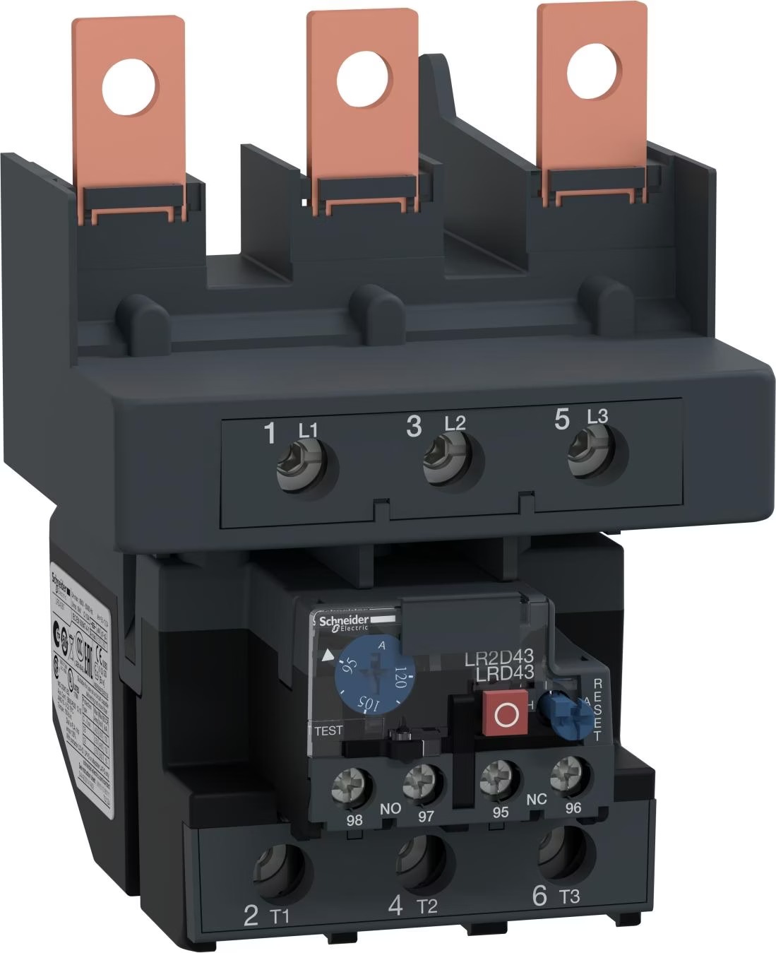Schneider Electric BIMETALLIC OVERLOAD RELAY 600V 120A IEC - Galaxus