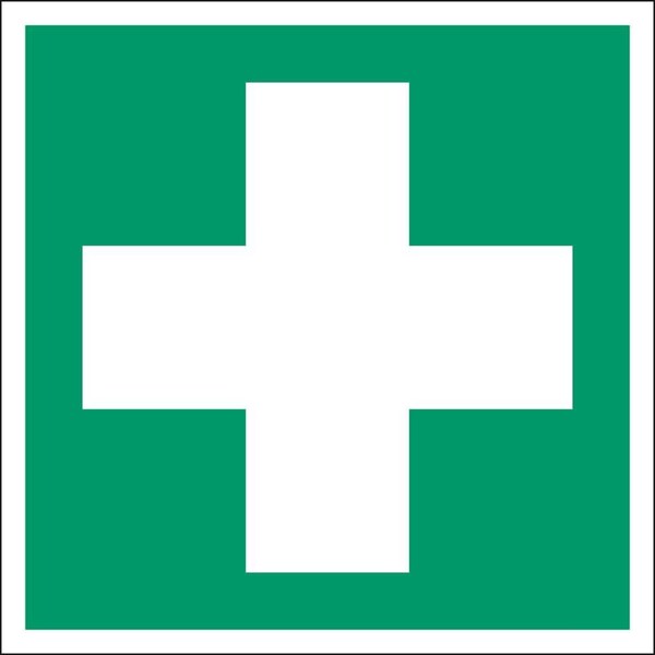 Everglow Pictogramme Autocollant Premiers secours ASR A1.3 ISO 7010-E003 30x30cm - Galaxus