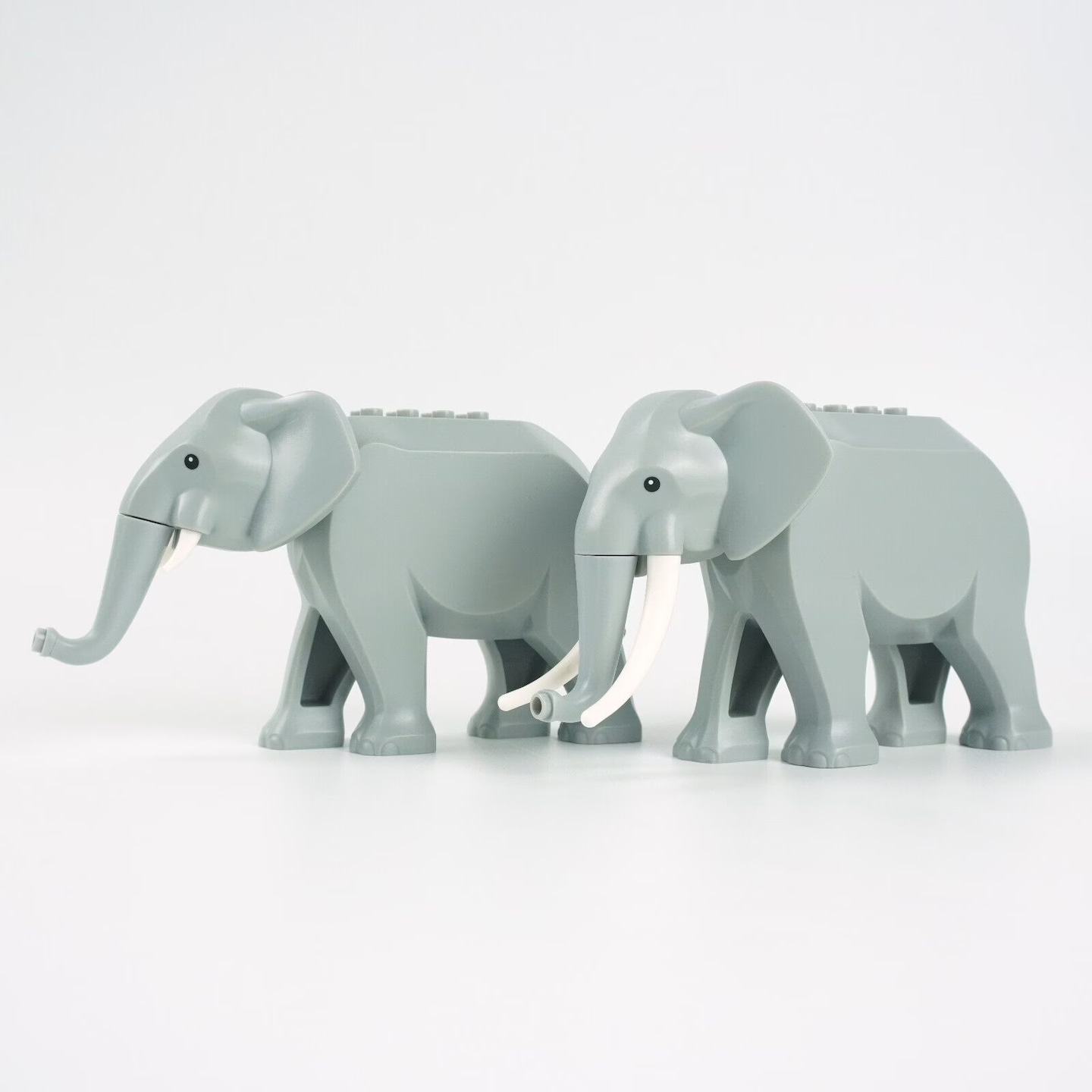 LEGO Elephant Animals Zoo Wildlife - Lot de 2 avec défenses courtes et ...