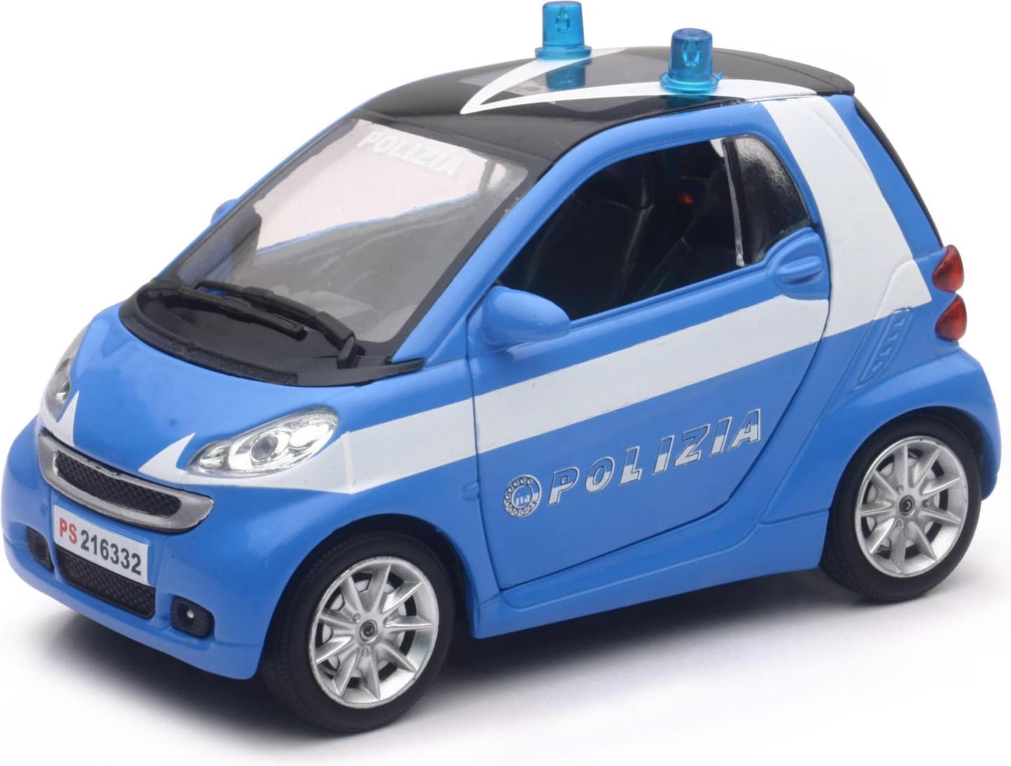 New Ray Smart Fortwo- Police Scale 1:24 - kaufen bei Galaxus