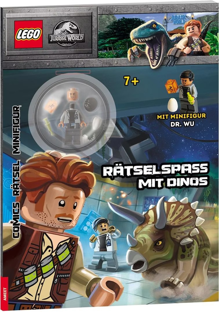 LEGO® Jurassic World™ – Rätselspass mit Dinos (Deutsch, Ameet Verlag ...