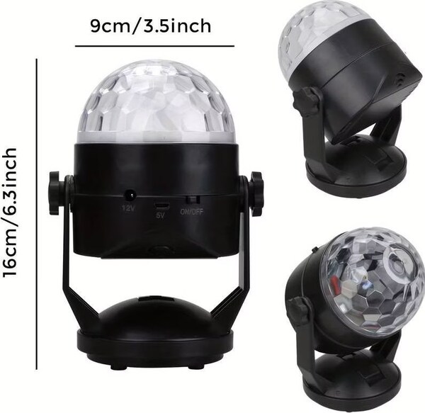 ASMI LED Mini Sound Disco Party Light - acheter sur Galaxus