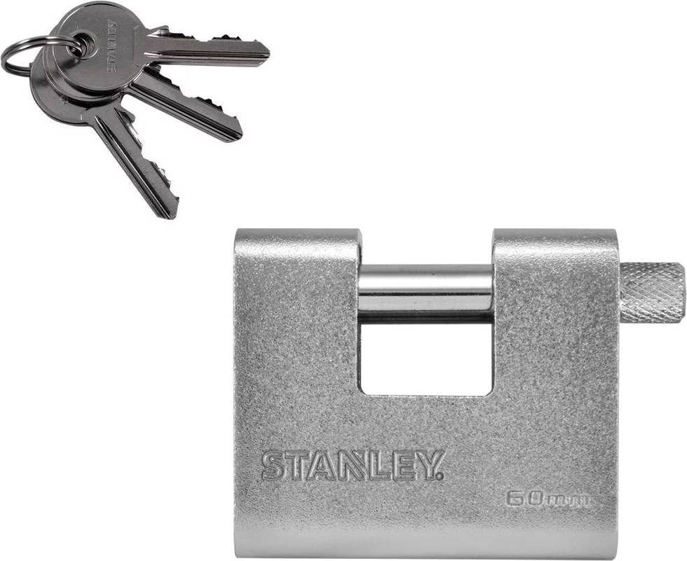 Stanley S742-022 Vorhängeschloss 60mm Schlüsselschloss - Galaxus