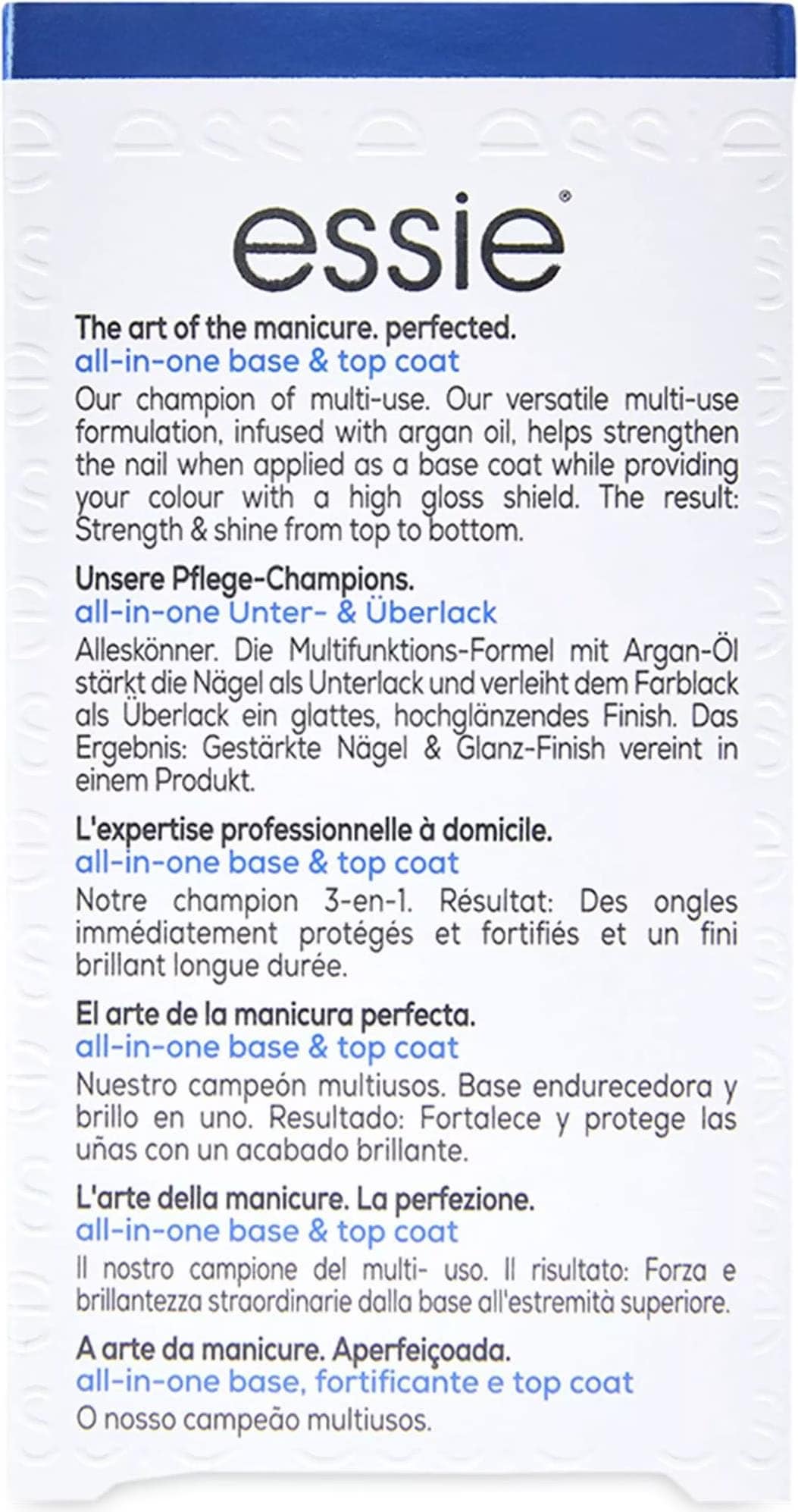 essie instructions