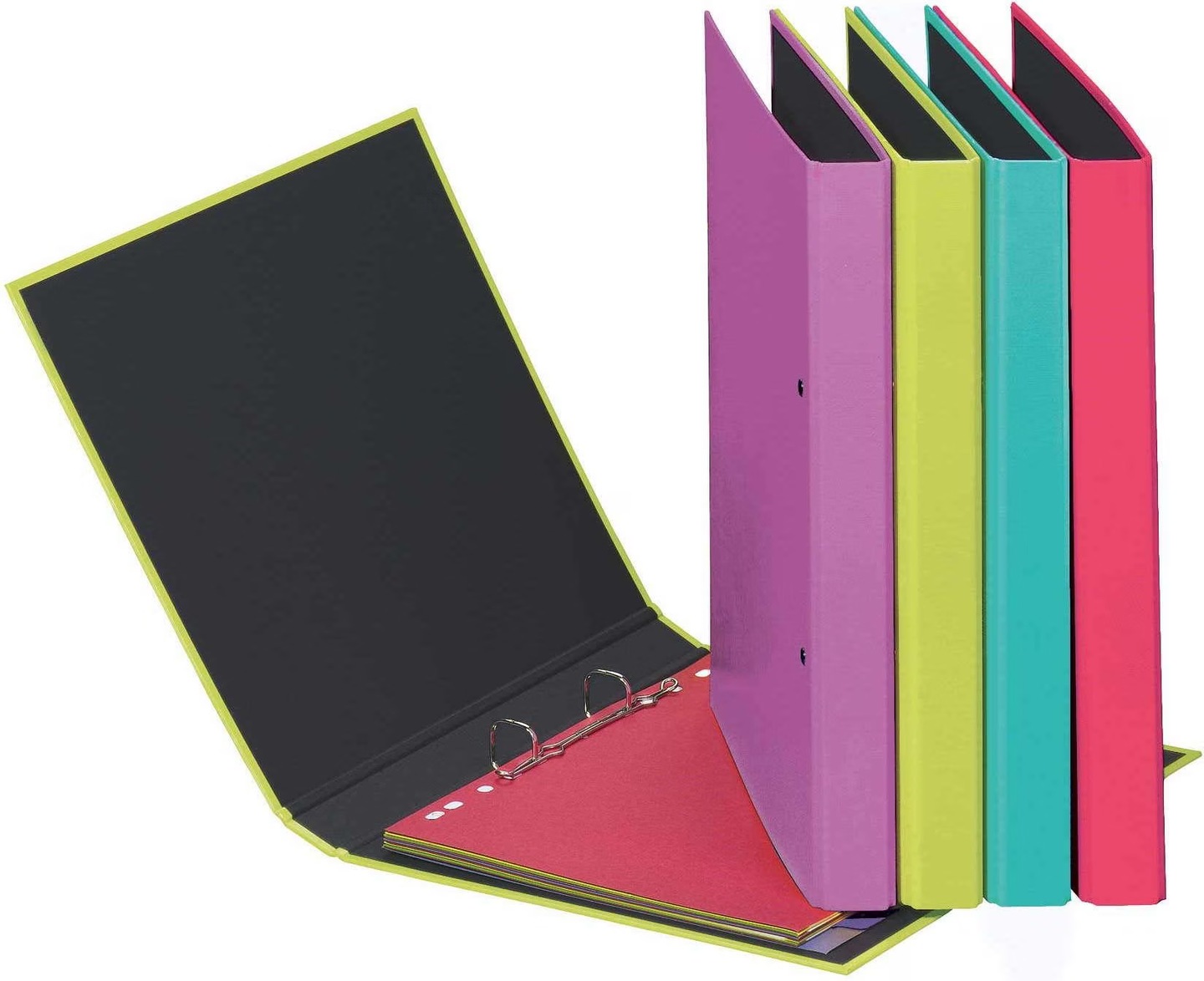 Pagna Ring binder A5 cardboard trend colours (A5, 35 mm) - Galaxus