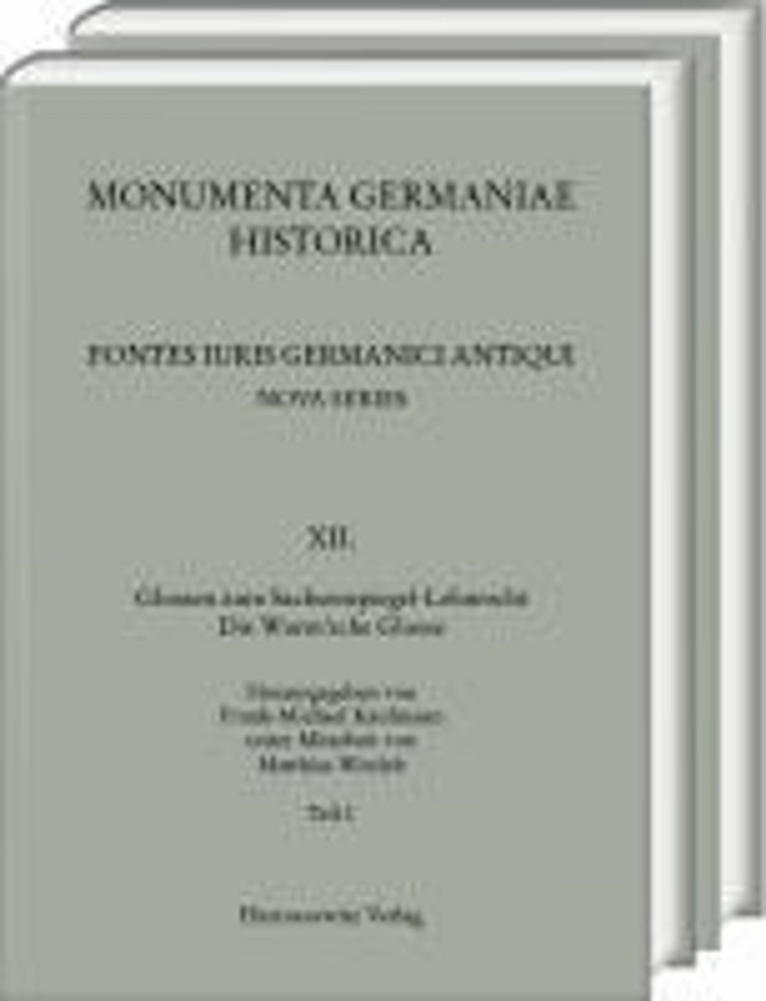 Gloses sur le droit féodal du Sachsenspiegel. La glose de Wurm/2 ...