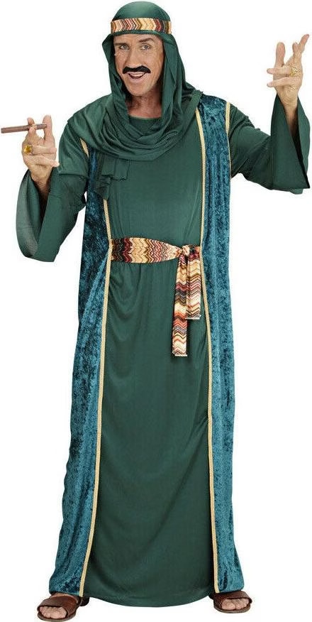 Widmann Arabian sheikh costume for men green (XXL) - buy at Galaxus