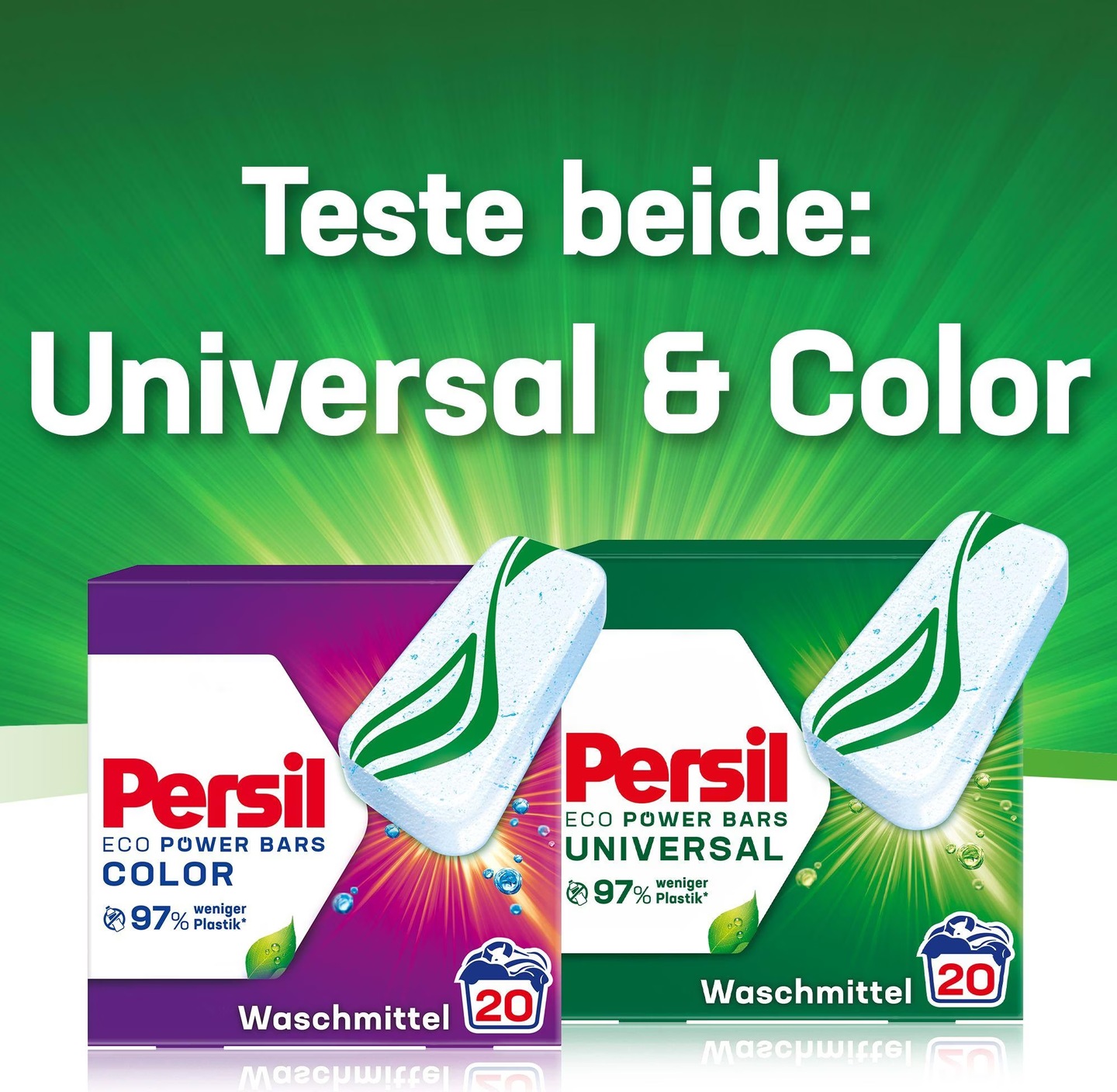 Persil Power Bars (20 Cycles de lavage, Tabs) - acheter sur Galaxus