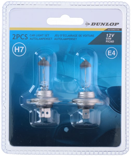 Dunlop Car light 2pc H7 12V 55W buy at Galaxus