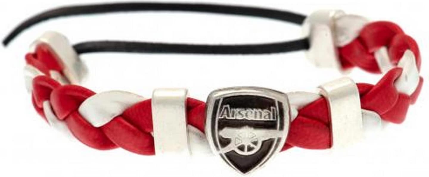 Arsenal FC Slip-on bracelet PU alloy (16 cm, 100% synthetic material ...