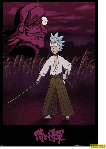 Pyramid Rick and Morty posters Samurai Rick 61 x 91 cm (4) - Galaxus