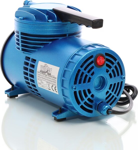 Wiltec Airbrush Membrankompressor AS06 Airbrushkompressor 3,5 bar ...