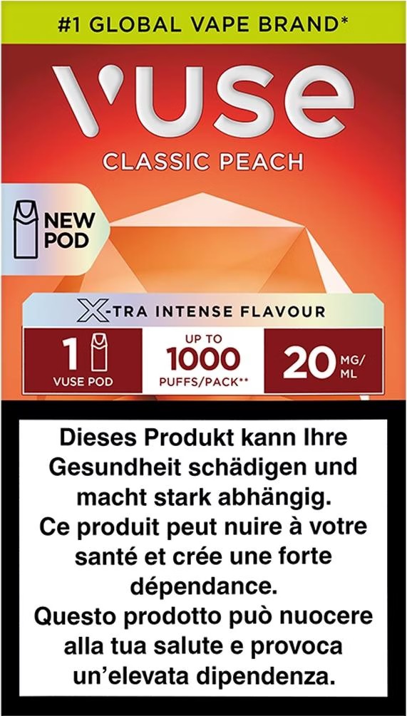 Vuse Classic Peach - acheter sur Galaxus