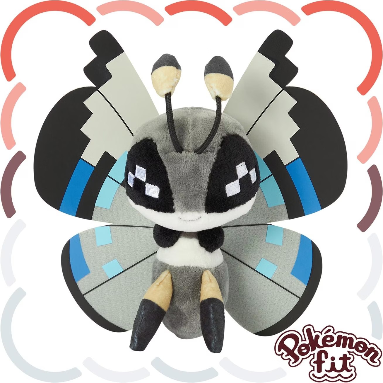 Pokémon Vivillon (Monsoon Pattern) Sitting Cuties Plush - 16.5 cm (16. ...