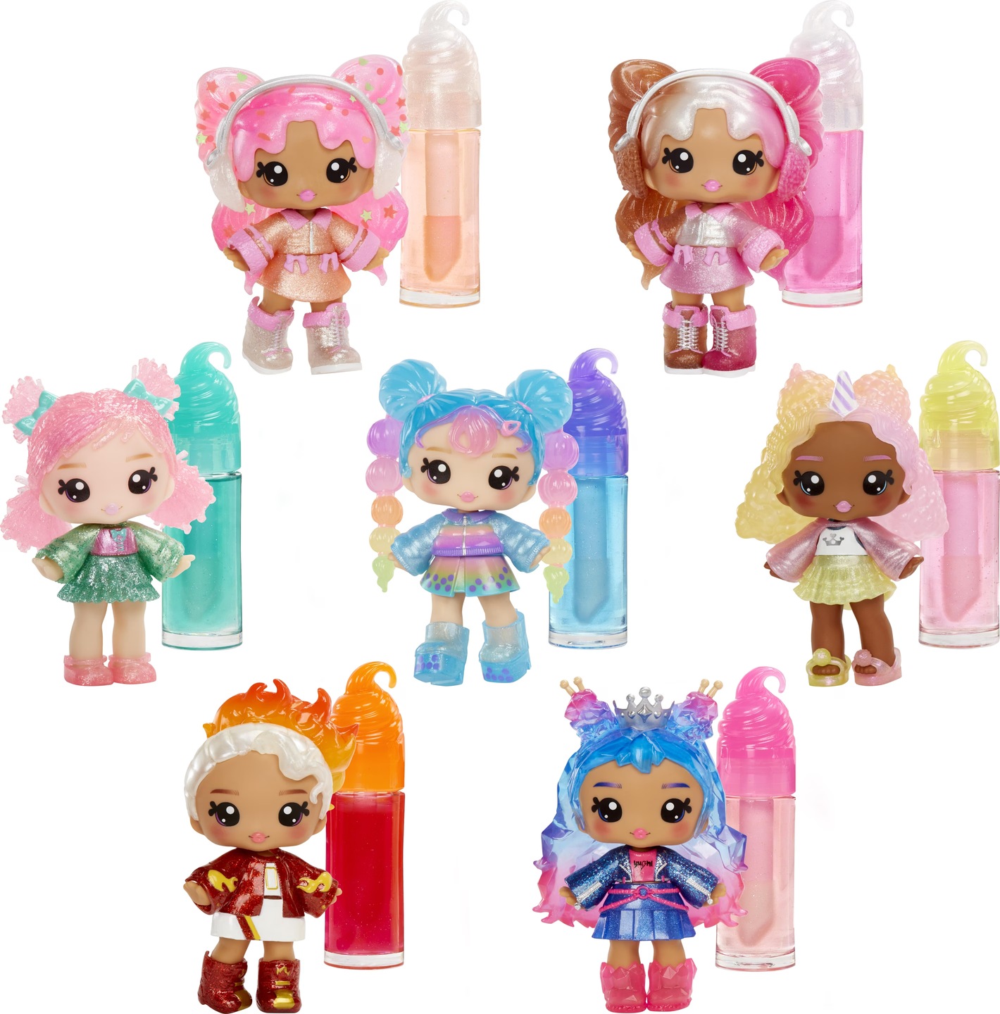 MGA Yummiland Lip Gloss Doll Series 2 + Mystery Chase Core Asst in PDQ ...