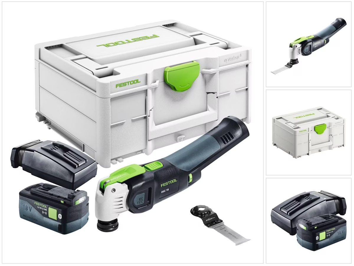 Festool VECTURO OSC 18 E-Basic Battery Oscillator 18 V Starlock Max ...