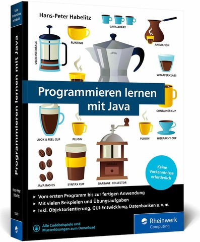 Programmieren lernen mit Java (Deutsch, Hans-Peter Habelitz, 2024 ...