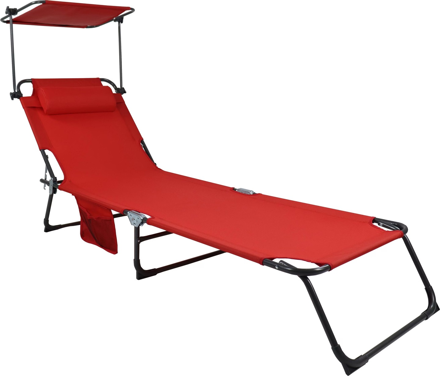 VCM Sonnenliege Liegestuhl Gartenliege Dach (185 cm) - Galaxus