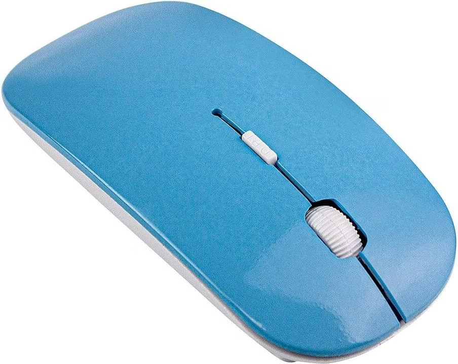 JTI 2,4-GHz-Funkmaus - Superdünnes Design - Hellblau (Kabellos) - Galaxus