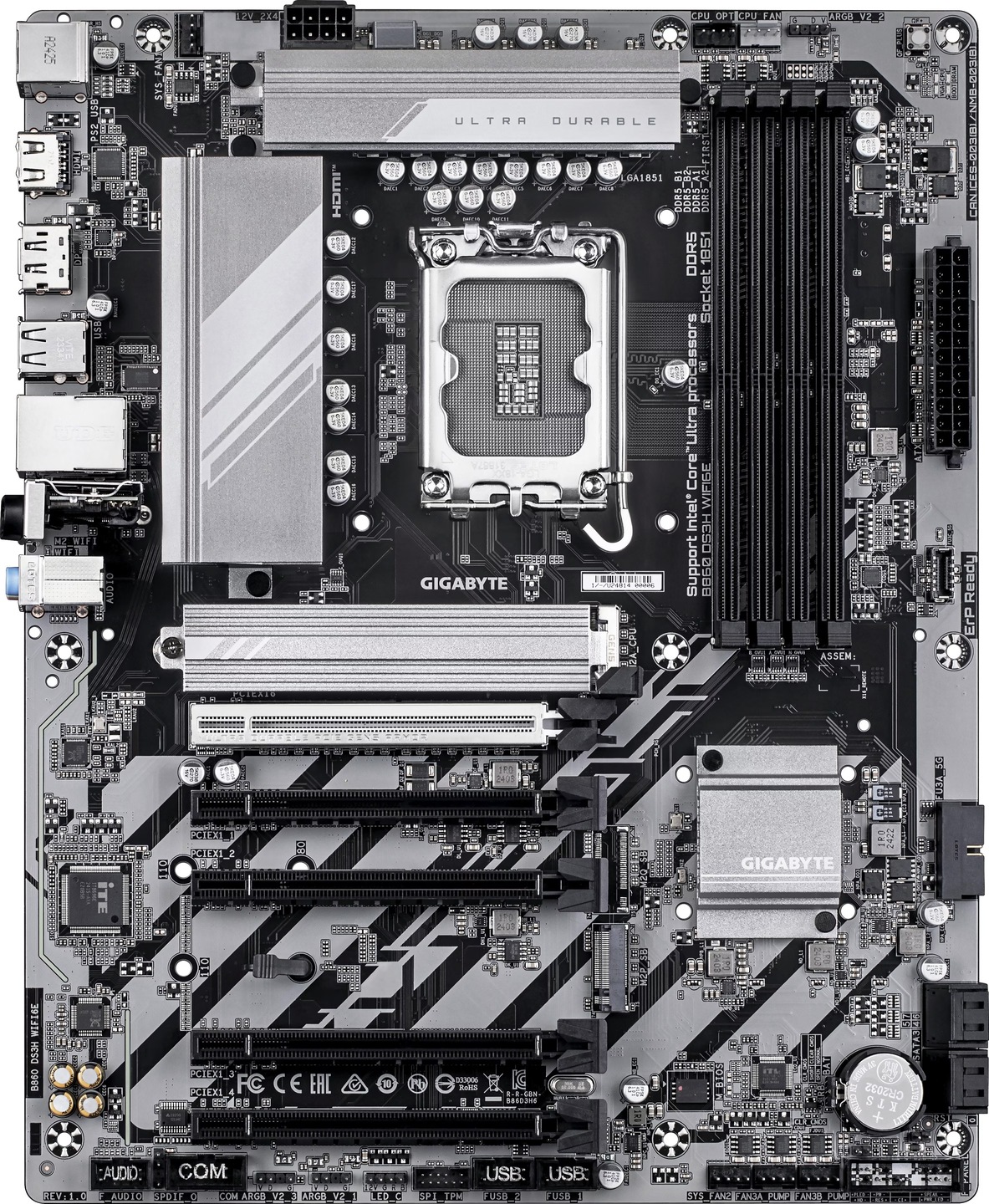 Gigabyte MB GBT Intel 1851 B860 DS3H WIFI6E (LGA 1851, Intel B860, ATX) - Galaxus