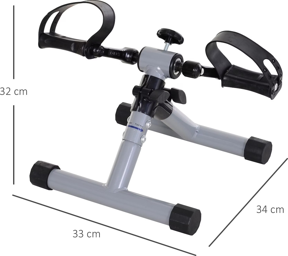Homcom Mini-Heimtrainer faltbar und stufenloser Widerstand - Galaxus