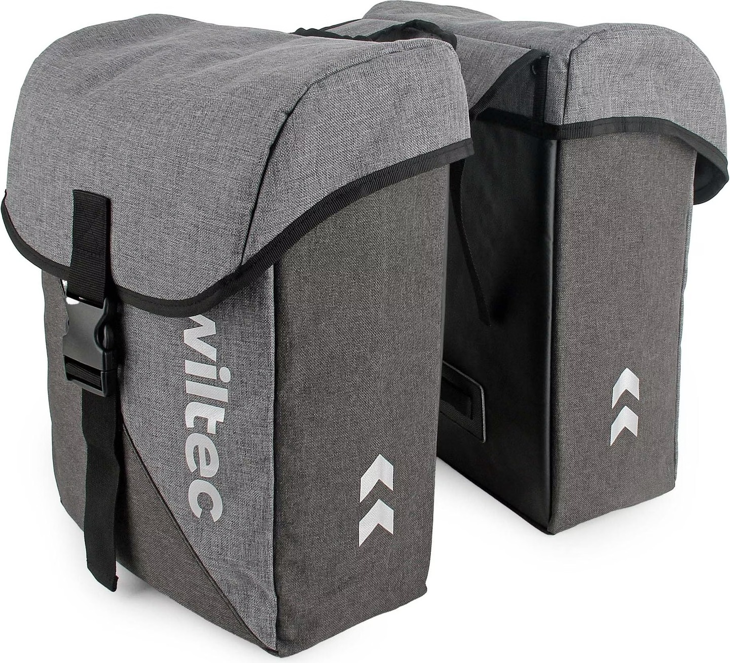 Wiltec Wiltec Doppel Gepäckträgertasche 35l Fahrradtasche Gepäckträger Gepäcktasche (35 l ...