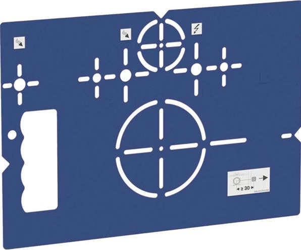 Geberit Gabarit de perçage pour WC suspendu et AquaClean - Galaxus