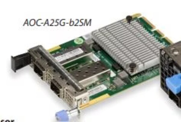 Supermicro Carte complémentaire AOC-A25G-b2SM AIOM 2 ports 25GbE SFP28 ...