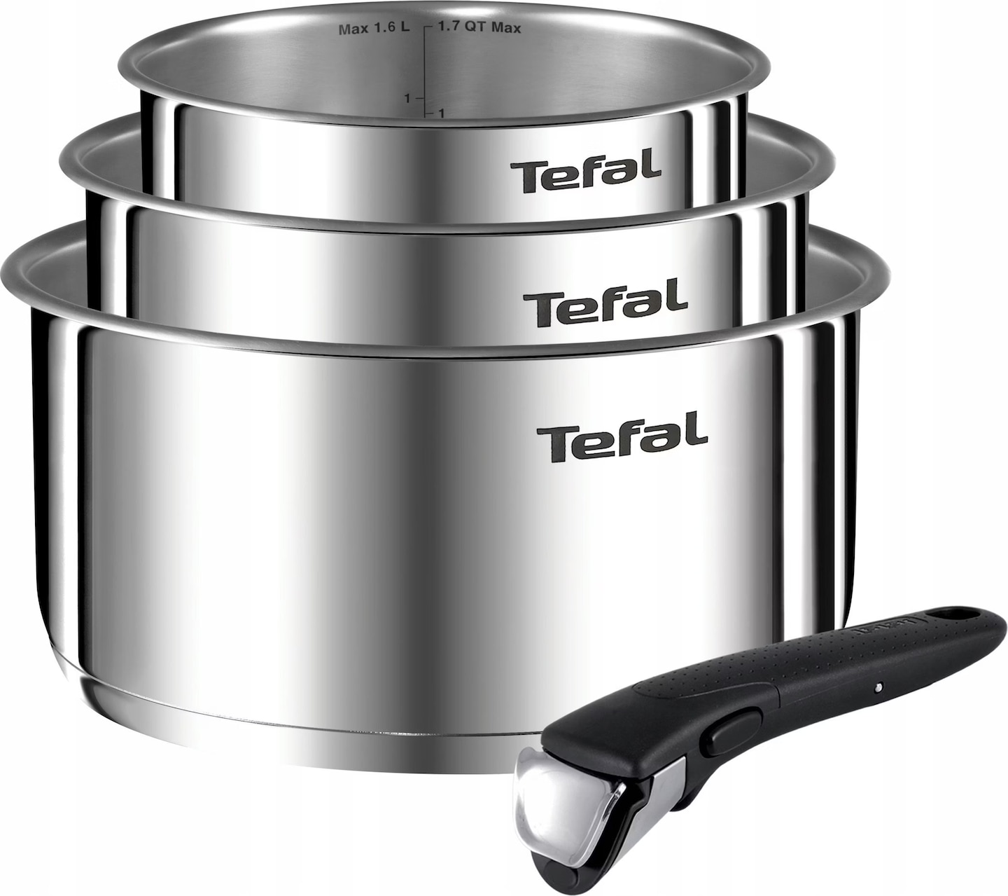 Tefal Zestaw garnków Ingenio Emotion 4 elementy (Kochtopf, Edelstahl) - Galaxus