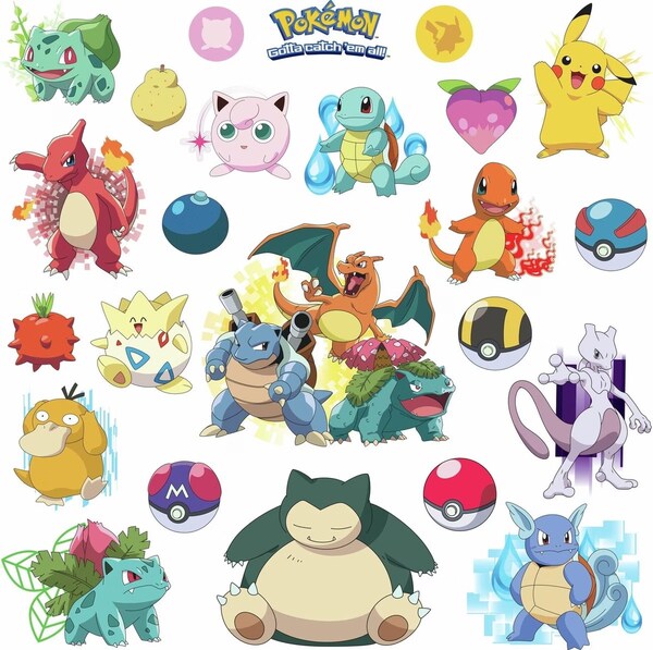 Konjac Sponge Pokemon Iconic Wallstickers - kaufen bei Galaxus