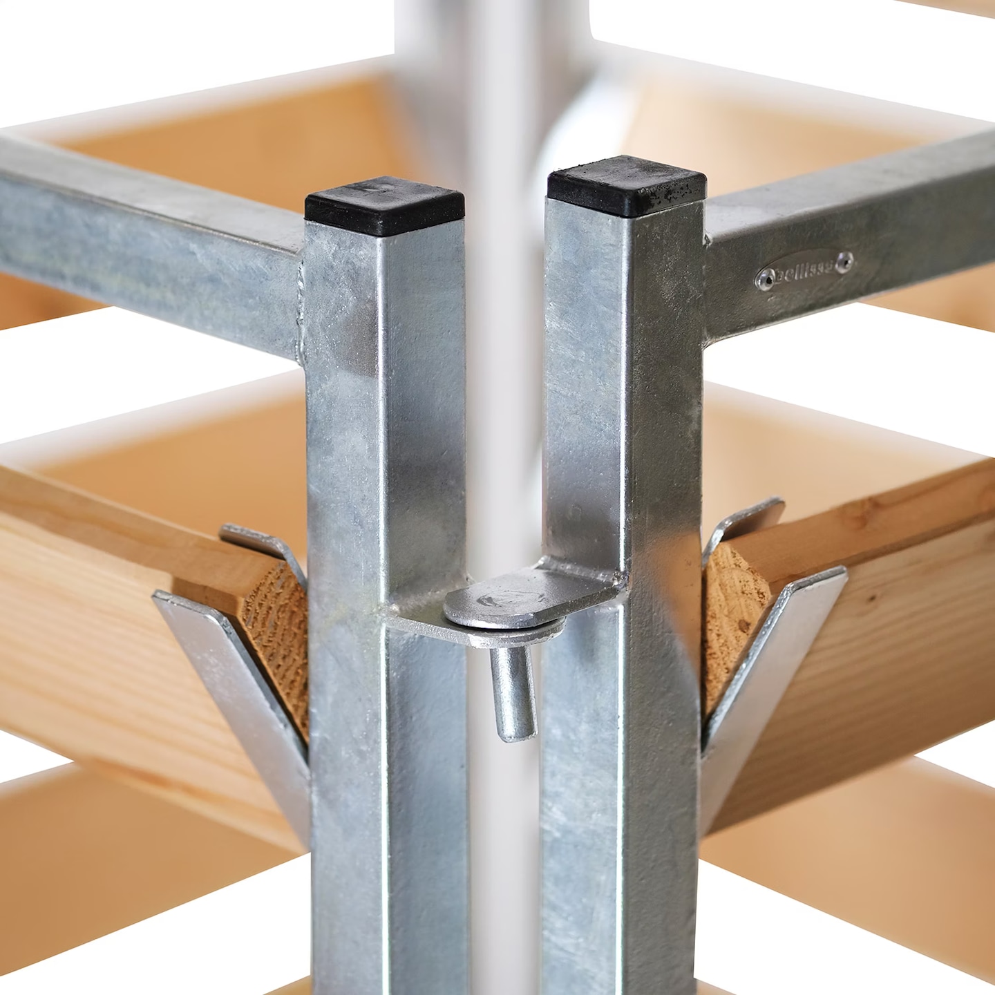 Bellissa Komposter Holz/Metall 100x100x100 cm feuerverzinkt - Galaxus