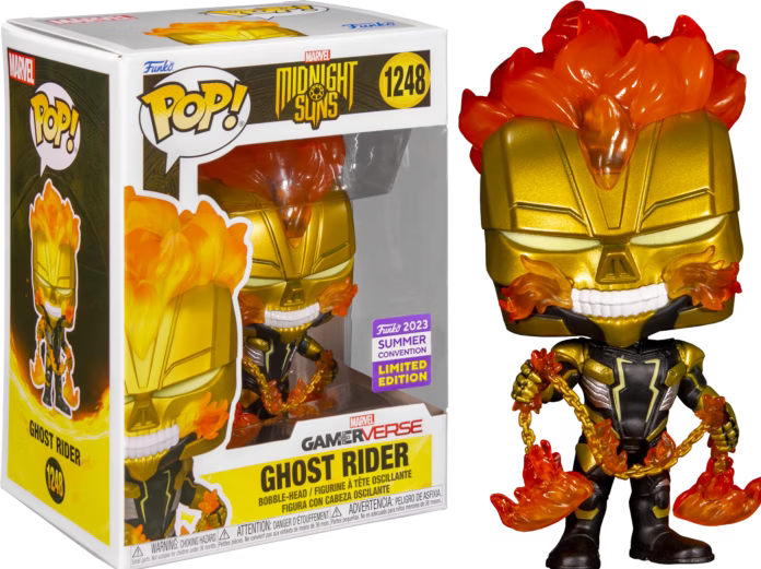 Funko POP! Marvel GamerVerse Midnight Suns Ghost Rider Edition Limitée Summer Convention 2023 ...