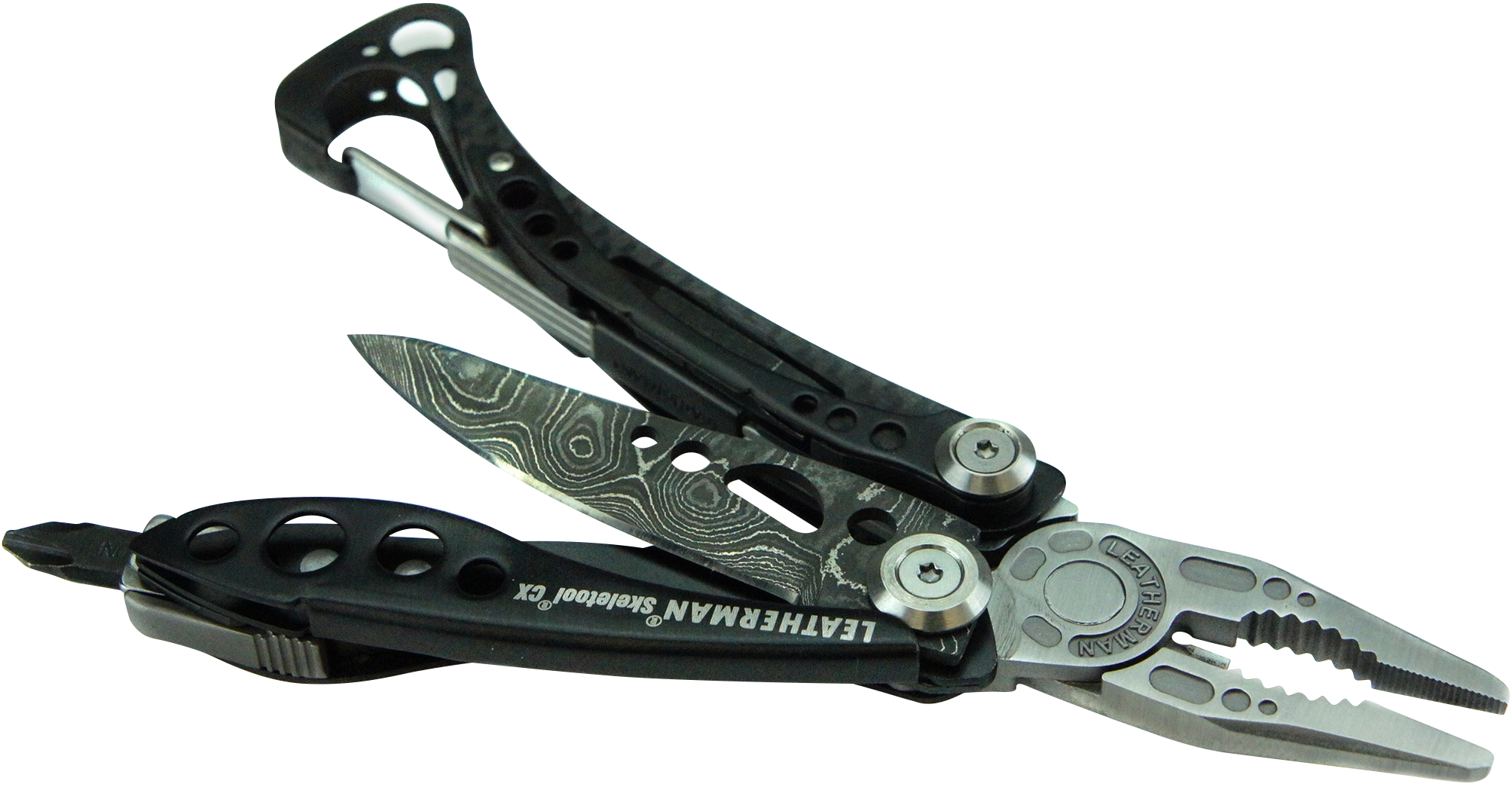 Leatherman Skeletool CX Damascus Ninja Edition 7 Functions Galaxus