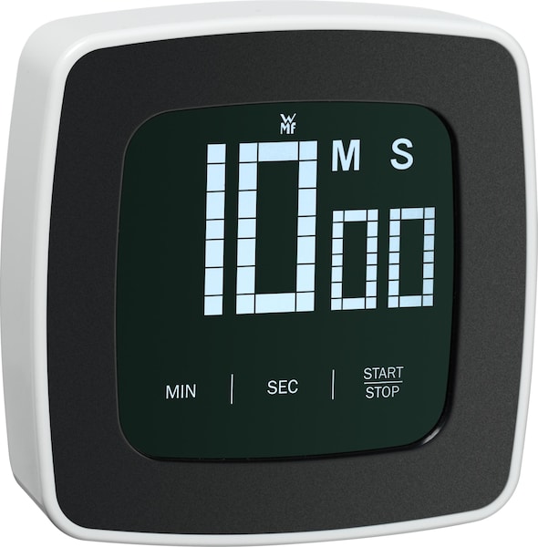 WMF Eieruhr Kurzzeitwecker digital 7,5x7,5cm Küchentimer Edelstahl ... WMF Eieruhr Kurzzeitwecker digital 7,5x7,5cm Küchentimer Edelstahl ...