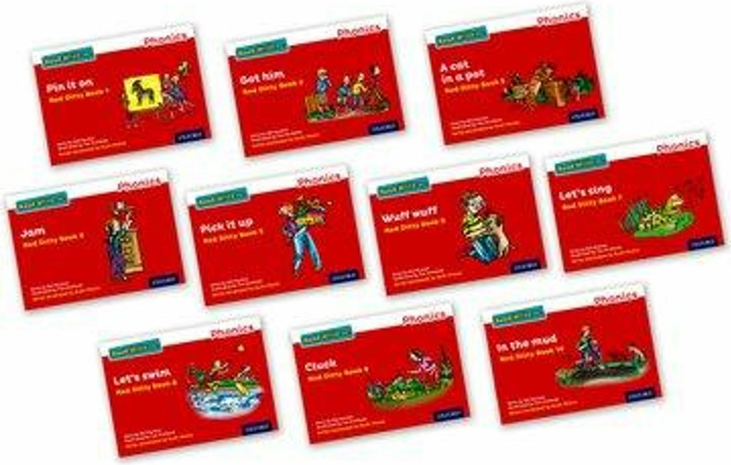Read Write Inc. Phonics: Red Ditty books (Mixed Pack of 10) (Englisch ...