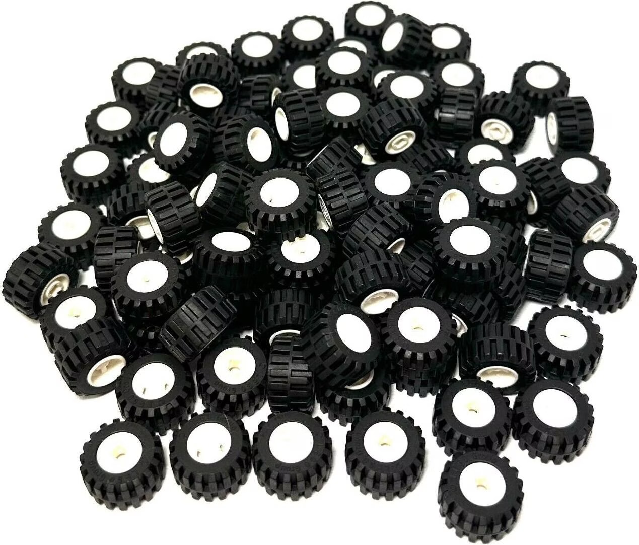 LEGO Reifen mit weissen Felgen (87697, LEGO Zubehör) - Galaxus